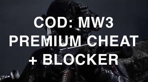 Cod Mw3 Premium Cheat Blocker 3 Days Cod Bo6wzmw3mw2 Twisted