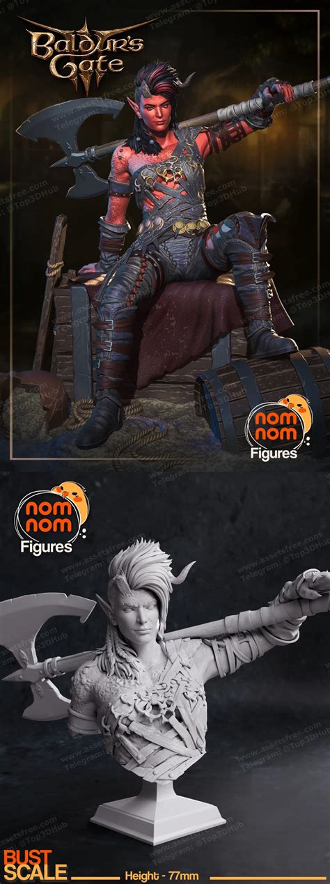 Karlach Baldurs Gate 3 Free High Quality Models
