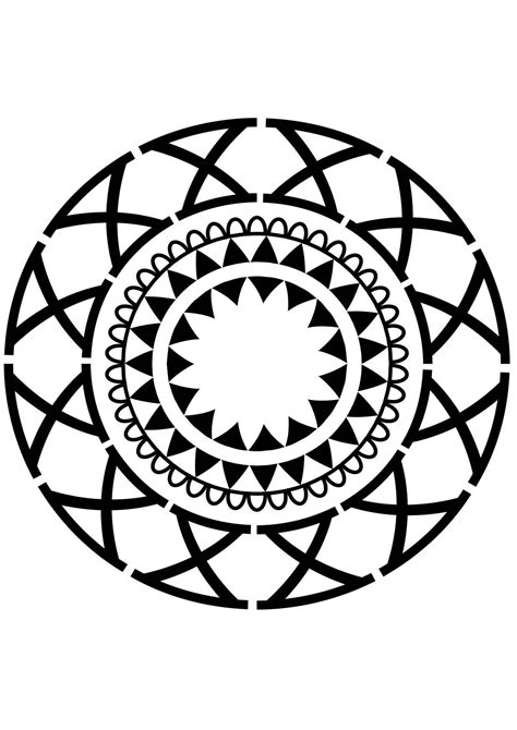 Mandala Fleur 7 Coloriages Chiffres Et Formes Mandalas