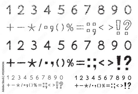 set of numbers 1 2 3 4 5 6 7 8 9 0 mathematical and