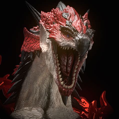 🗿 Rathalos・ Obj File For 3d Printing・cults