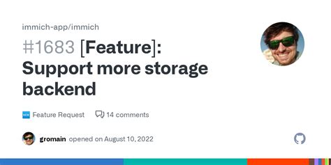 Feature Support More Storage Backend · Immich App Immich