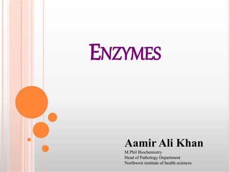 Nomenclature And Classification Of Enzyme Pptx