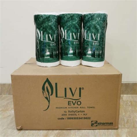 Promo Tisu Livi Kitchen Towel 1 Ply Tisue Dapur Harga Se Dus Isi 12