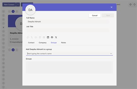 How To Assign Group To A Contact Witivio Documentation
