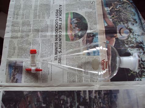 Separatory Funnel Glass 500 Ml Commercial And Industrial Industrial