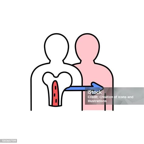 골수 색 선 아이콘 먹는 쇼 자율 감각 자오선 응답 소리를 즐기는 상징으로 음파 편집 가능한 스트로크 개념에 대한 스톡 벡터 아트 및 기타 이미지 Istock