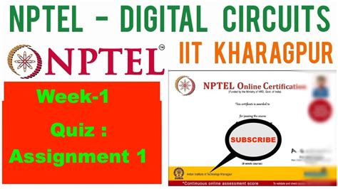 nptel digital circuits quiz week 1 assignment 1 solution 2021