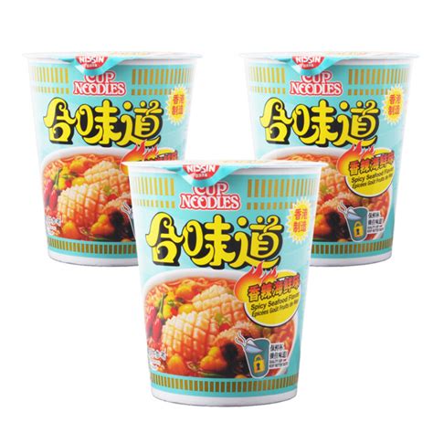 中国香港 出前一丁 日清 进口方便食品 合味道 方便面泡面 香辣海鲜杯面 75g 3杯 商品详情 光明菜管家