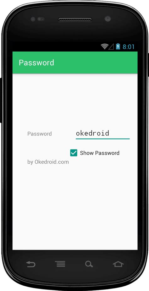 Cara Menerapkan Showhide Password Widget Edittext Android Java Media