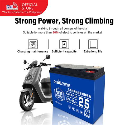Dongjin Power Ebike Battery 12v25ah Deep Cycle Sealed Lead Acid Battery