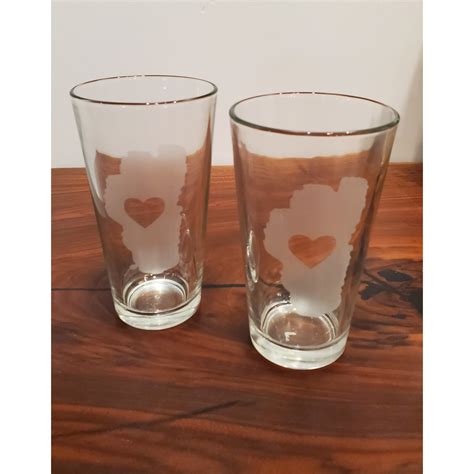 Lake Tahoe Pint Glass Chickadee Art Collective