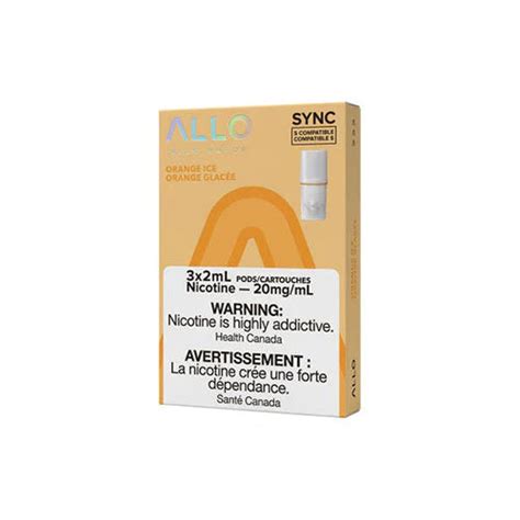 Allo Sync Pods Pack 20mg 3 Per Pack Vape Stadium