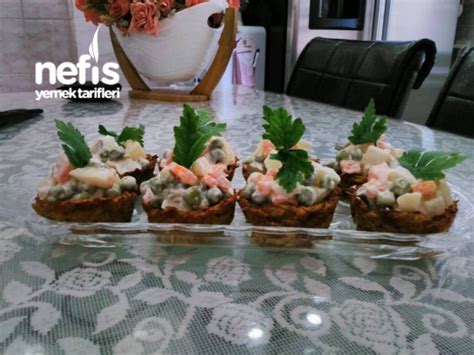 Çıtır Patates Kâsesinde Salata Nefis Yemek Tarifleri