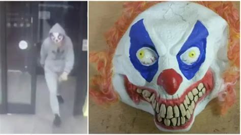 Extraordinary Video Shows Knife Wielding Robber In Clown Mask Tasered