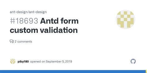 Antd Form Custom Validation Issue 18693 Ant Design Ant Design GitHub