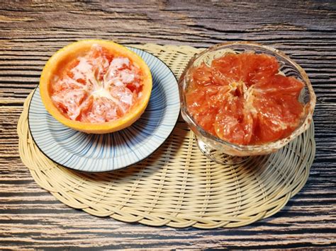 자몽 맛있게 먹기 꿀자몽 연유자몽 만들기