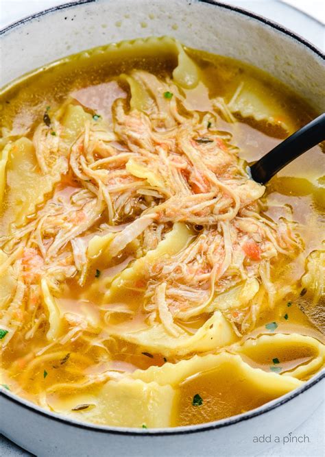 Chicken Noodle Soup Recipe Add A Pinch