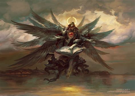 Artstation Azrael Angel Of Death