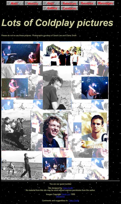 Coldplay In 1999 Web Design Museum