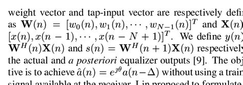 Blind Equalization In The Baseband Download High Quality Scientific
