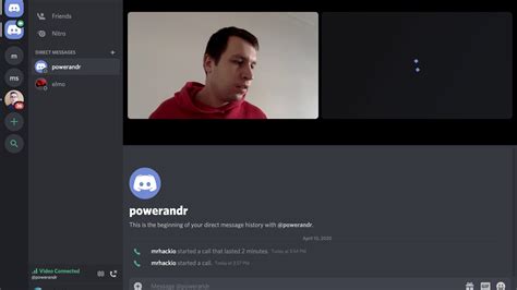 Discord Video Call Template
