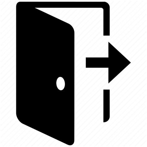 Account Door Exit Leave Log Out Logout Sign Out Icon