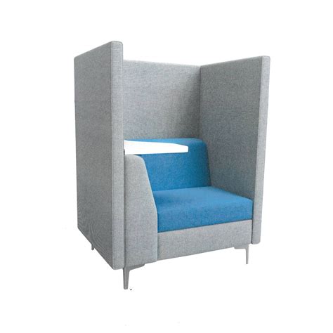 Simoom Single Booth Faux Leather Planscape