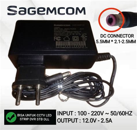 Adaptor 12v 2 5a Adaptor 12 Volt 2 5 Ampere Adaptor Untuk Cctv Led