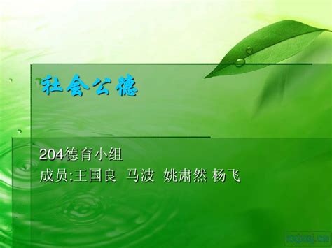 社会公德pptword文档在线阅读与下载无忧文档