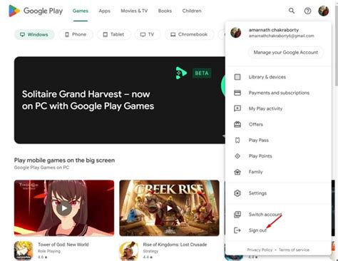 How To Sign Out Of Google Play Store On Android All Methods