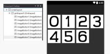 Xamarinandroid Android Adjusting Imagebuttons In A Gridlayout