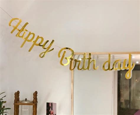 러키펀치 생일파티 해피벌스데이 레터링 가랜드 4컬러 생일 축하파티 용품 소품 장식 꾸미기 데코 가랜더 홈파티용품 생일가랜드