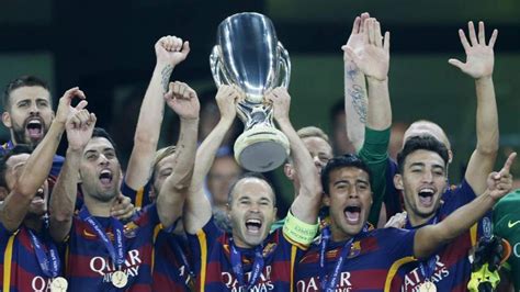 Fotos Fotos El Barça gana la Supercopa de Europa Imágenes Imágenes