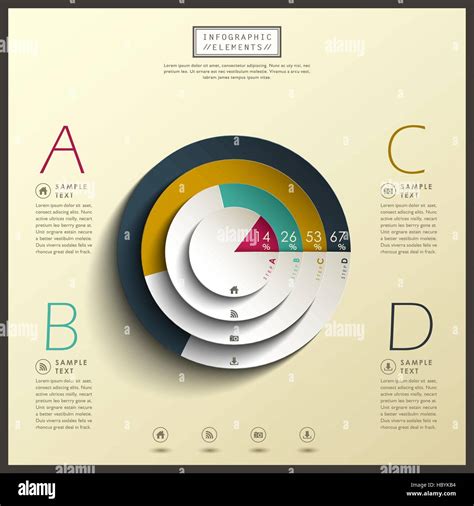 Vector Abstract D Pie Chart Infographic Elements Stock Vector Image Art Alamy