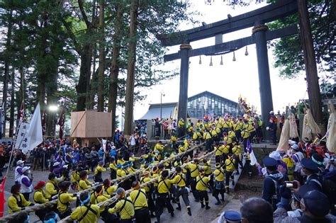 【御柱祭】上社里曳き フォトギャラリー 令和4年御柱祭特設サイト 茅野市ホームページ（地域創生課）