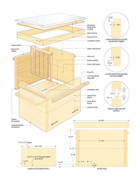 How To Build A Better Bee Hive Mother Earth News Bee Hive Plans Building A Beehive Bee