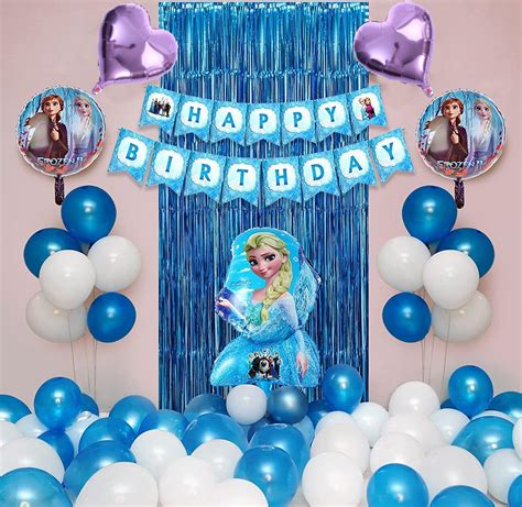Buy Party Propz Frozen Theme Birthday Decorations Cute 37 Pcs Birthday Decoration Items For