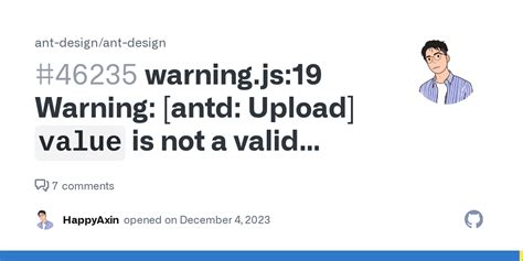 Warningjs19 Warning Antd Upload `value` Is Not A Valid Prop Do