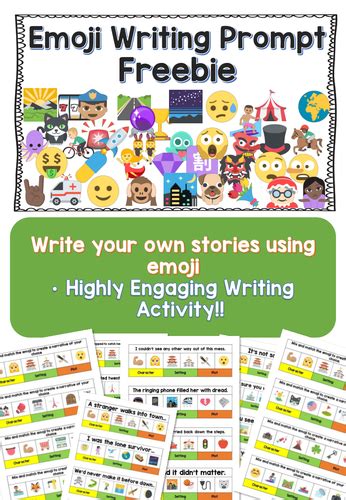Emoji Story Writing Prompt Freebie Teaching Resources