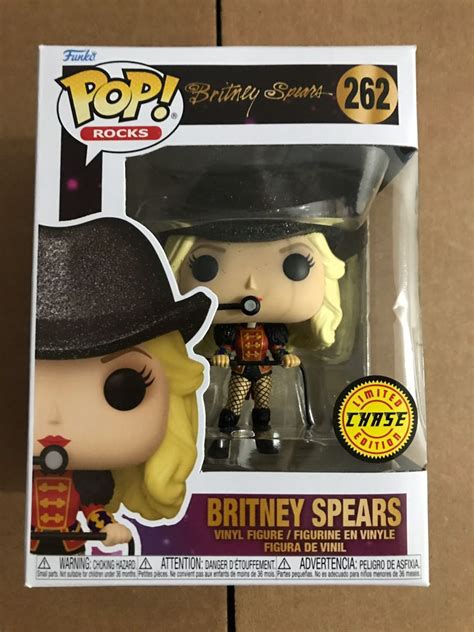 Britney Spears Chase 262 Funko Pop Rocks Circus Ringleader With Hat
