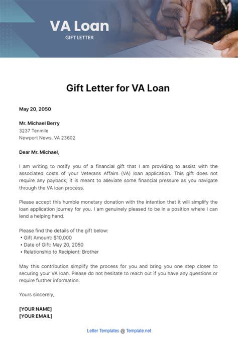 Free T Letter For Va Loan Template Edit Online And Download