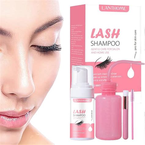 Lash Shampoo Kit 100ml Gentle Foam Lash Cleanser Oil Free Cleaning