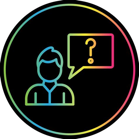 Ask Vector Icon Design 16424782 Vector Art At Vecteezy