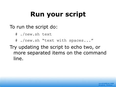 Ppt Scripting Tools Languages And The Shell Interlab At Ait Network