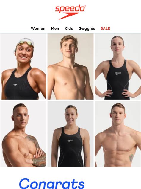 Speedo Congratulations To Our Incredible Speedo Athletes Milled
