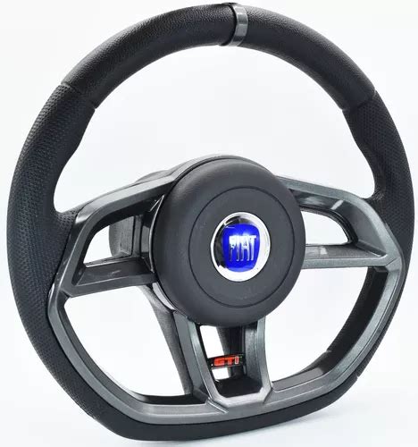 Volante Gti Grafite Fiat Palio Siena Strada 96 À 13 Cubo E Logo