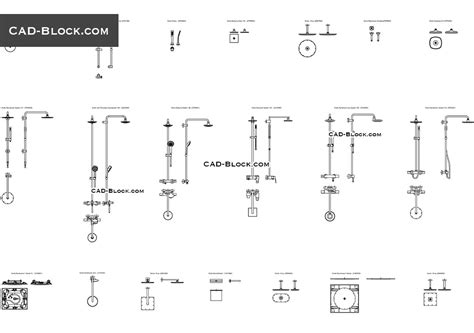 Inspiration Shower Head Autocad Block House Plan Autocad