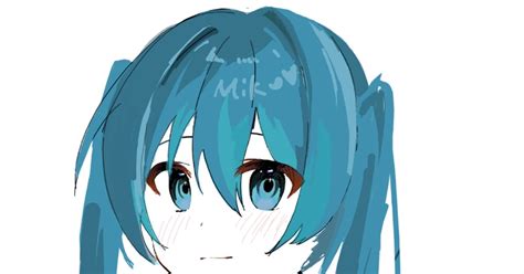 初音ミク 絵チャ楽しかったー！ 香る煮卵少佐（もち）のイラスト Pixiv