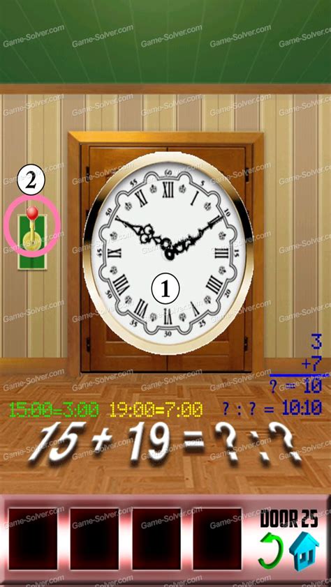 100 Doors X Level 24 • Game Solver